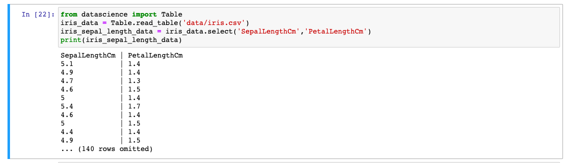 Data Science - Tables - Notepub